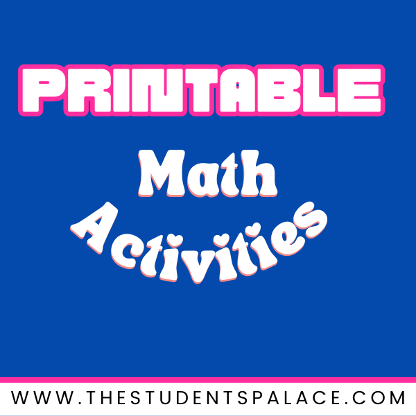 Math activities - The Student's Palace