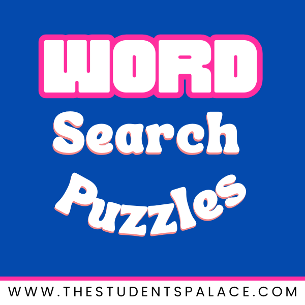 Word Search - The Student's Palace