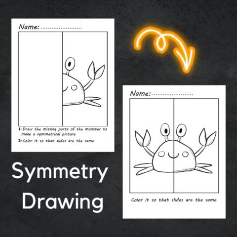 Summer Season Symmetry Drawing Activity Pages - Fun End of Year ...
