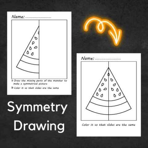 Summer Season Symmetry Drawing Activity Pages - Fun End of Year ...